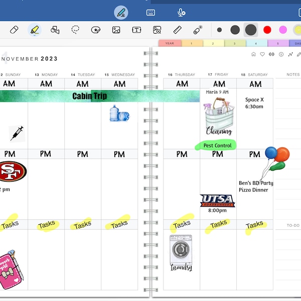 Digital Planner, Goodnotes Planner, iPad Planner, Notability Planner ...