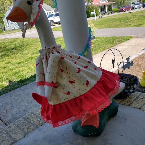 Best Dressed Goose Geese Clothes Outfit 25-27" LARGE Easter Dress and ...