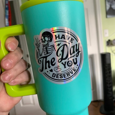 Holographic Skeleton Shark Sticker, Shark Sticker, Skeleton Sticker ...