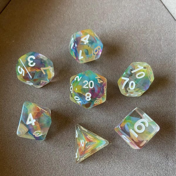 Bard Song Dnd Dice Set for Dungeons and Dragons | D20 TTRPG Polyhedral ...