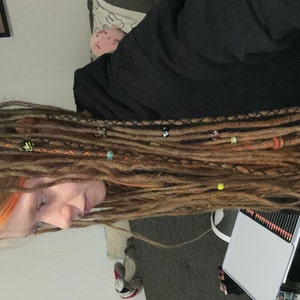 Shiny Snake, Black With Gold, Glitter for Dreadlocks, Dread Decoration ...