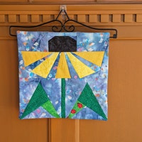 Pentagram Star Paper Piece Quilt Block Pattern PDF, 12 Inch, Foundation ...