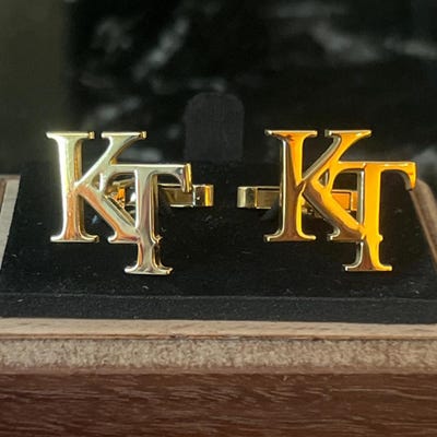 Custom Name Cufflinks Personalized Wedding Cufflinks Groom & Groomsmen ...