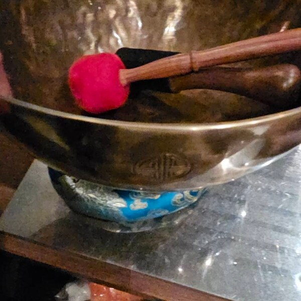 50cm-100cm Handmade Tibetan Gong Bell- Adorned With Various Peaceful ...