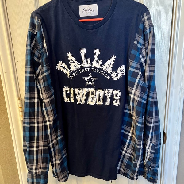 Custom Vintage Spliced Flannel Shirt, College Apparel, College Shirt ...