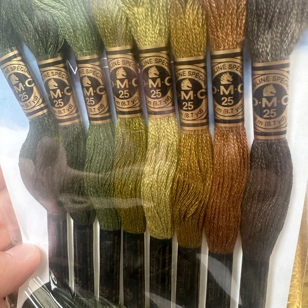 DMC Floss Bundle | Floss Color Palette | DMC Embroidery Thread ...