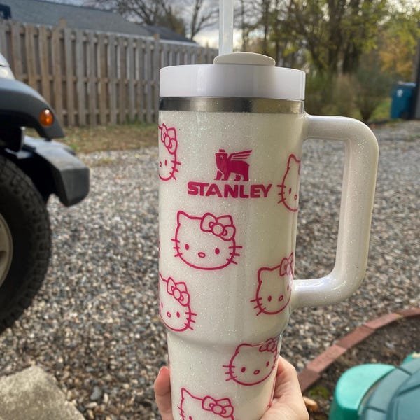 Customized Stanley Tumbler Ombré NEON Tumbler 40oz Personalized Neon ...