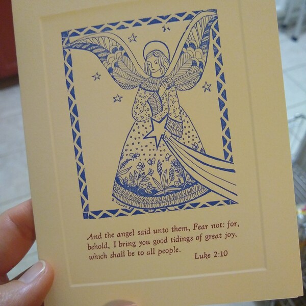 Ten Letterpress Seasonal Note Cards "winter Greetings" - Set of 10 ...