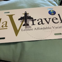 Custom License Plate Front Car Tag, Aluminum or Plastic - Personalized ...