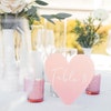Acrylic Heart Table Numbers for Wedding Table Numbers Bridal Shower ...