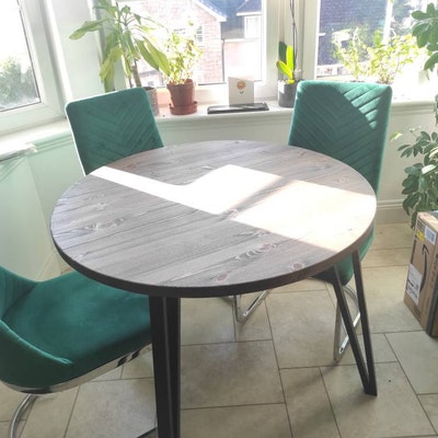 DIY // Ellipse Oval Solid Pine Table Top - Etsy UK