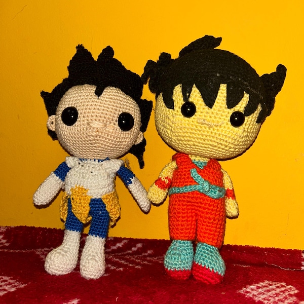 Anime Pattern Amigurumi PDF Vegeta Crochet Pattern Vegeta , Vegeta Doll ...