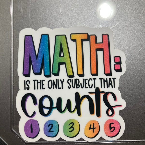 Math Teacher Sticker Pack PEMDAS Calculate Kindness Problem Solver Math ...