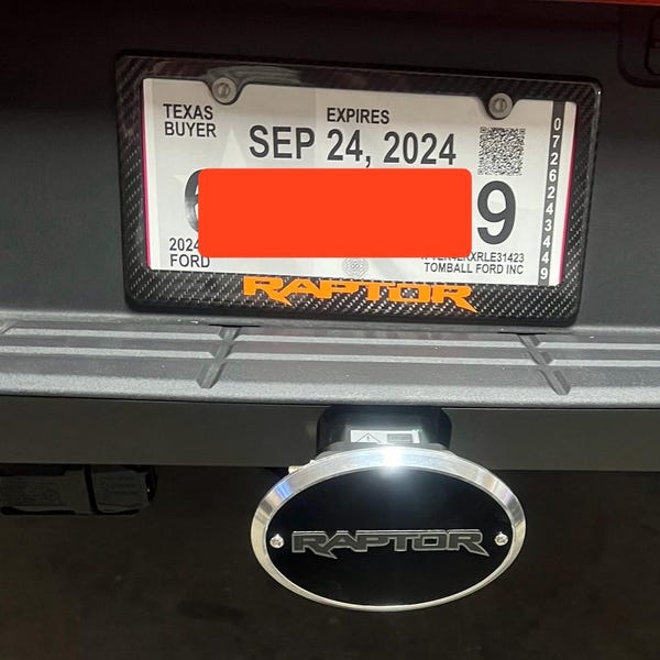 Custom F150 Raptor Roush Signature Plaque Emblem Badge for Interior or ...