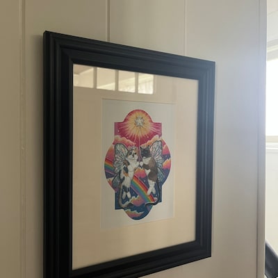 Custom 3 DOUBLE Cat Portrait - Etsy