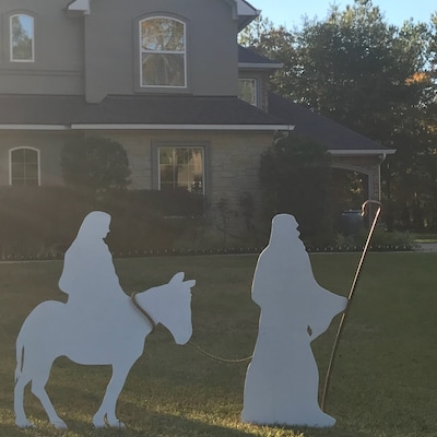 1ft 7ft JOY Nativity Scene PDF Template printable Trace and - Etsy