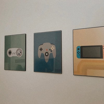 Video Game Decor PRINTABLE Video Game Poster Set of 6 Prints Game Room ...