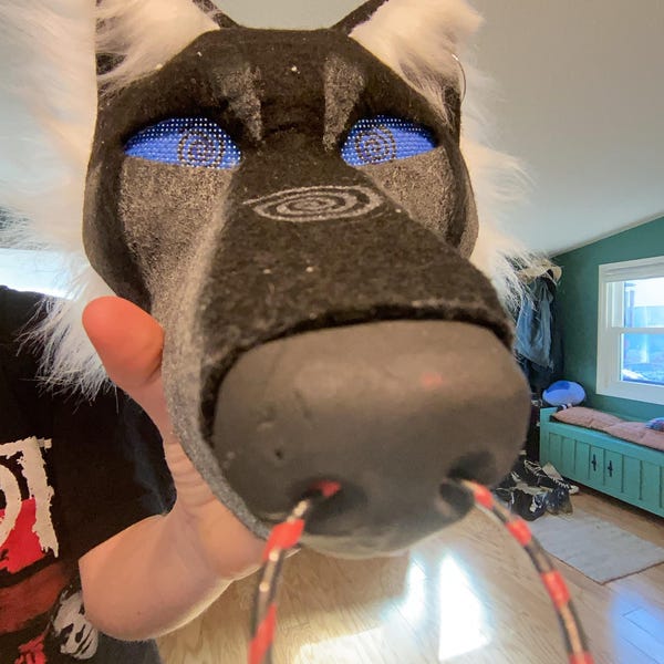 Custom Animal Mask Commission | Handmade Realistic Faux Fur Mask ...