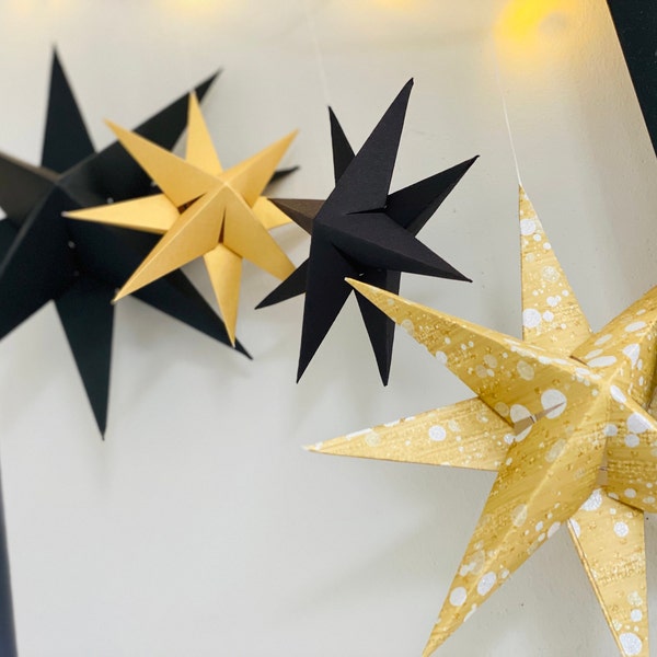 Pastel Origami Stars. Star Room Decor. Pastel Paper Stars. Nursery ...