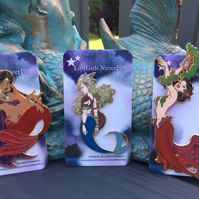 Inuit Mermaid Pin Limited Edition Around the World Mermaid Lagoon - Etsy