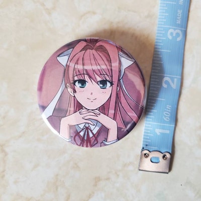 Doki Doki Literature Club 2.25 Buttons - Etsy
