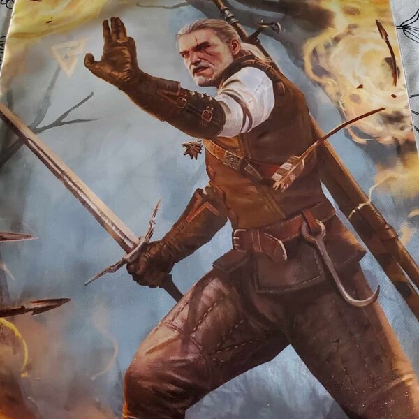 The Witcher World Map Poster, Nilfgaard Wall Art, Premium Canvas Print ...