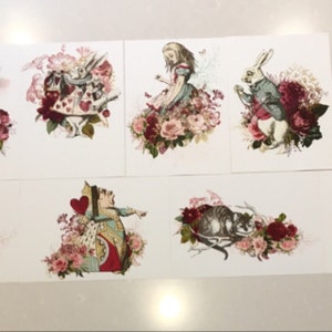 Blush, Mint and Burgundy Alice Tea Party Digital Scrapbooking Kit ...