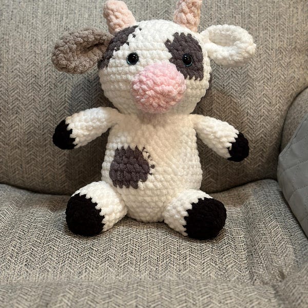 Connie the Cow Plush Crochet PATTERN - Etsy