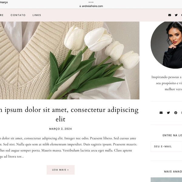 NEW Primrose Blogger/blogspot Theme Fully Responsive Blogger Template ...