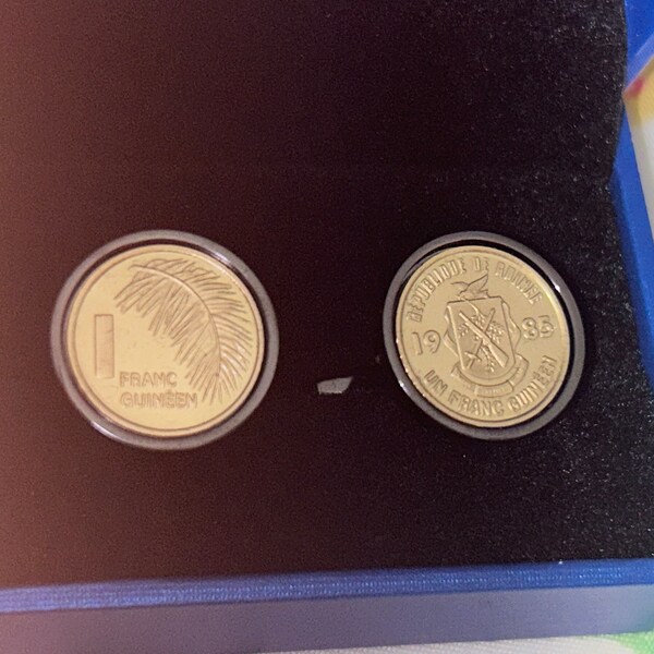 Coin Cufflinks -canada 90th Anniversary, Royal Canadian Mint- 5 Cent ...