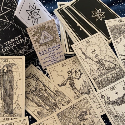 The Tarot Obscura Complete Tarot Deck With 78 Cards, Guidebook, and Box ...