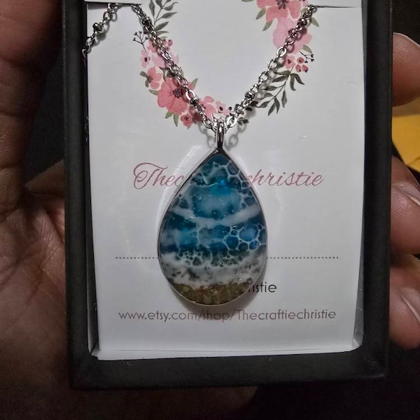 Ocean Jewelry,beach Jewelry,mermaid Necklace,beach Sand Jewelry,surfer ...