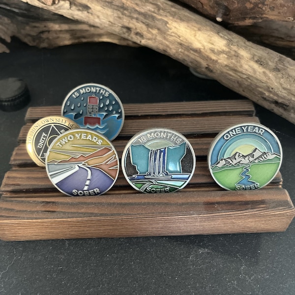 Three Months Sober Sobriety Coin - Etsy