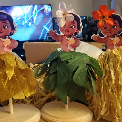 Baby Moana Centerpiece, Table Decor, Party Decoration - Etsy