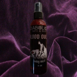 Blood Queen Body Mist - Etsy
