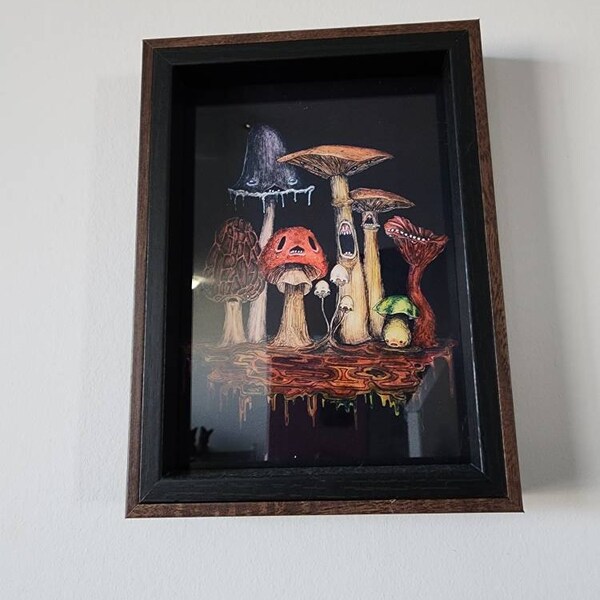 The Miserable Mushrooms, Spooky Mushrooms, Creepy Cottagecore, Macabre ...