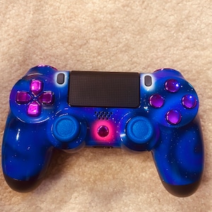 Teal & Purple Hand Airbrushed Wireless Xbox Series X/S Xbox One Custom ...