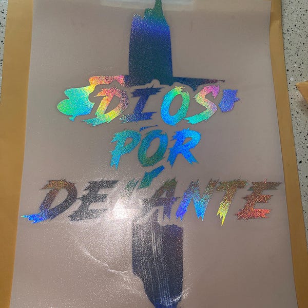 Dios Por Delante Decal - Etsy