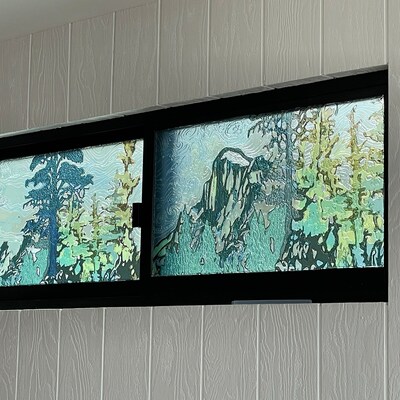 Stained Glass Transom Window Film Custom Transom Window Stained Glass ...