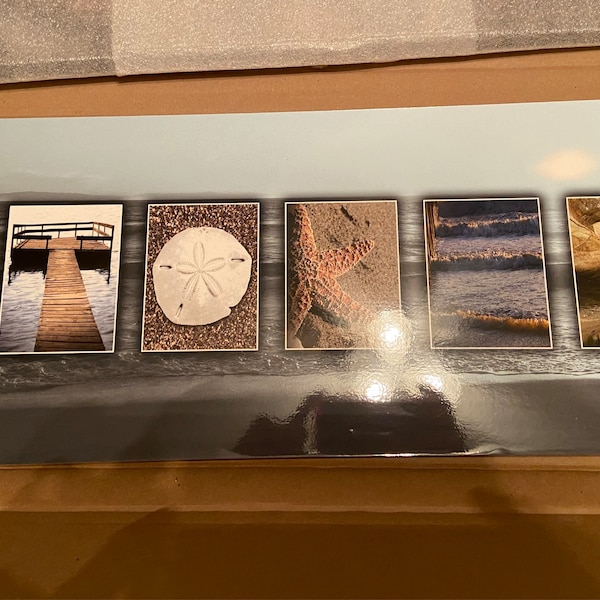 Coastal Name Art | Beach Signs & Beach Decor | Personalized Name Art ...