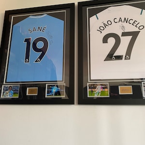 Football Shirt Framing Kit Large. Black and Silver With Free - Etsy