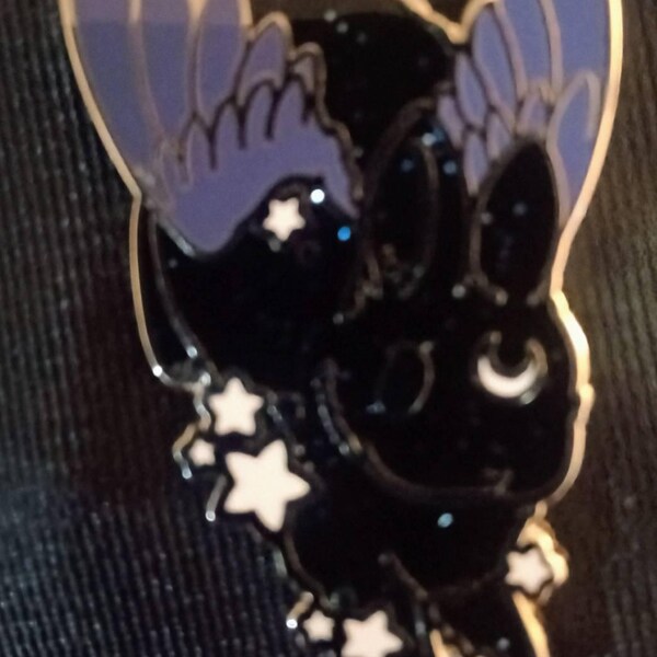 Bowing Skeleton Bunny Enamel Pin - Creepy Cute Halloween Themed Lop Ear ...