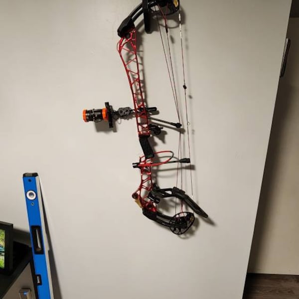 Bow Wall Mount | 3D Printed | Bow Hook - Compound Bow - Cross Bow ...