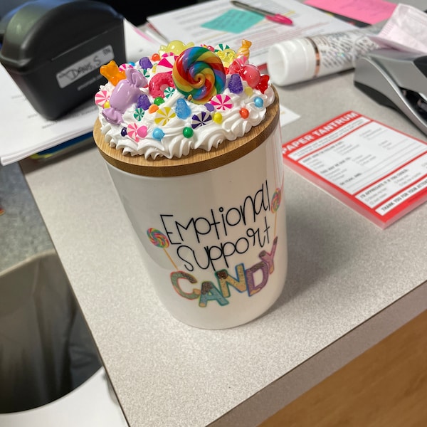 Funny Candy Jar, Motivational Gift, Custom Candy Jar, Boss Candy Jar ...