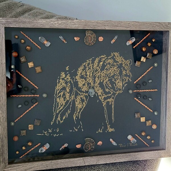 Crystal Art, Framed Crystal Art, Framed Crystal Grid, Crystal Grid ...
