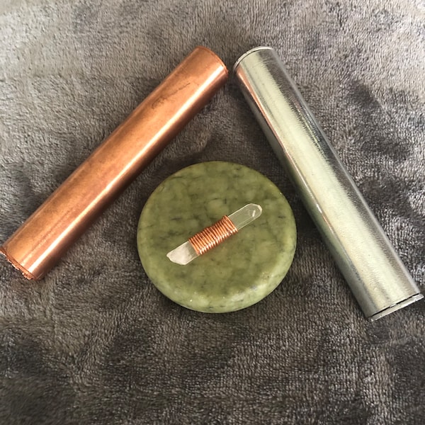 Egyptian Tuning Calibration Healing Rods of Maat - Copper & Zinc - Netu ...