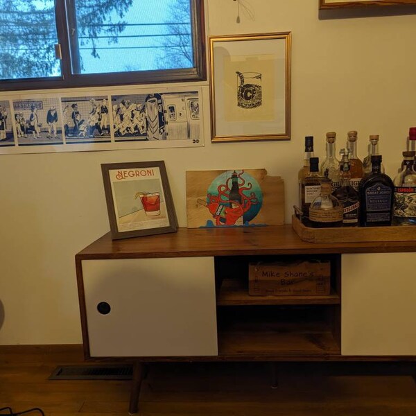 Mid Century Modern Credenza | MCM TV Stand | Vintage Sideboard | Danish ...
