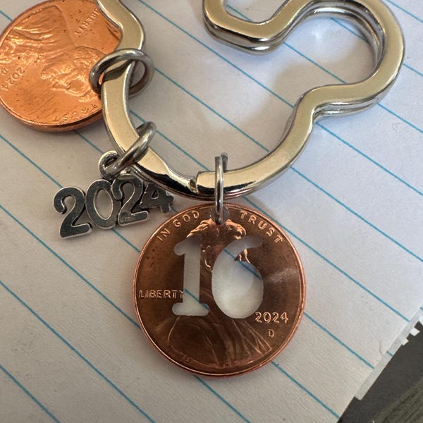 FOR CHARITY Lucky Penny Cut Out FISH Penny Charm Memorial Keepsake Fish ...