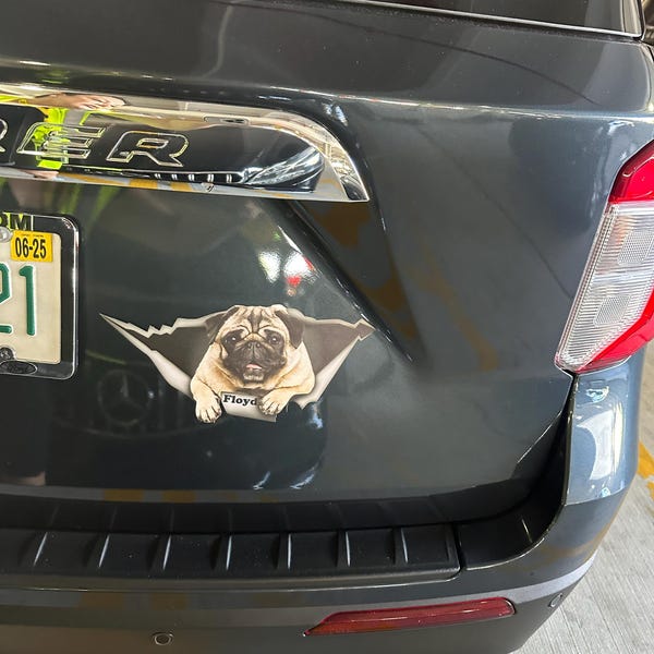 Schnauzer Car Sticker , Dog Car Decal, Schnauzer Decal, Car Decoration ...