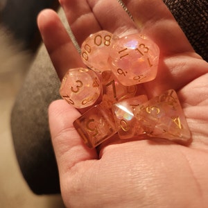 Fortune's Favor II Premium New Style 7 Piece Dice Set W/ - Etsy